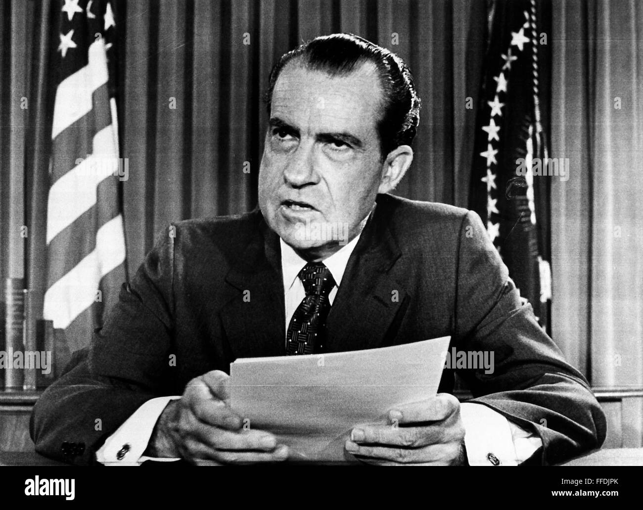 RICHARD NIXON (1913-1994)./n37th President of the United States ...