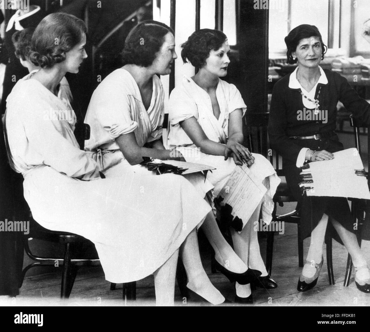 GABRIELLE 'COCO' CHANEL /n(1883-1971). French fashion designer ...