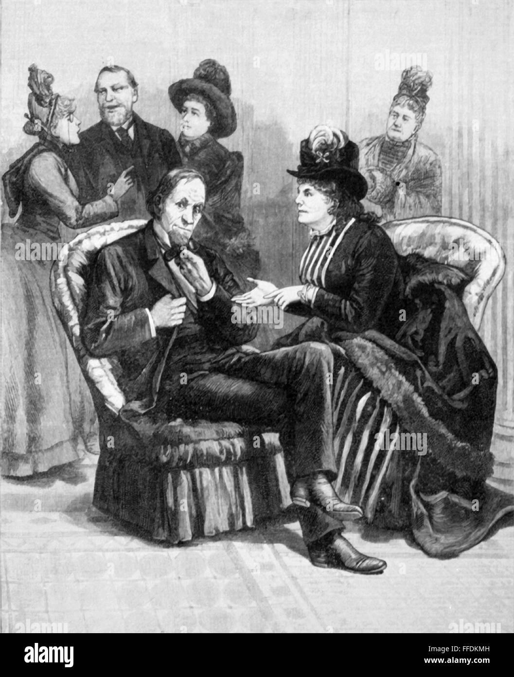 FEMALE LOBBYISTS, 1888. /n'Female lobbyists at Washington, D.C. - A ...