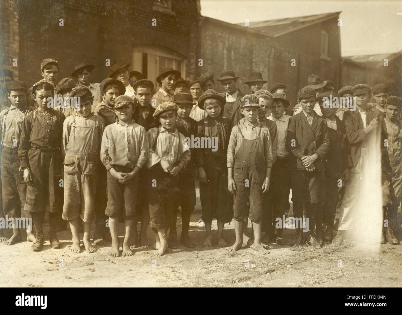 ALABAMA: CHILD LABOR, 1910. /nChild workers at Pell City Cotton Mill ...