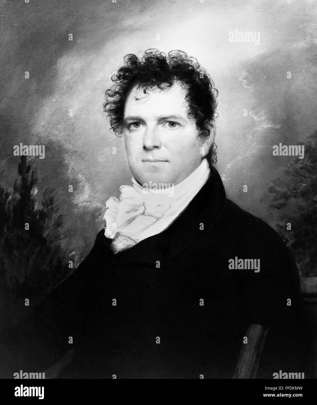 DEWITT CLINTON (1769-1828). /nAmerican lawyer and statesman. Oil on ...