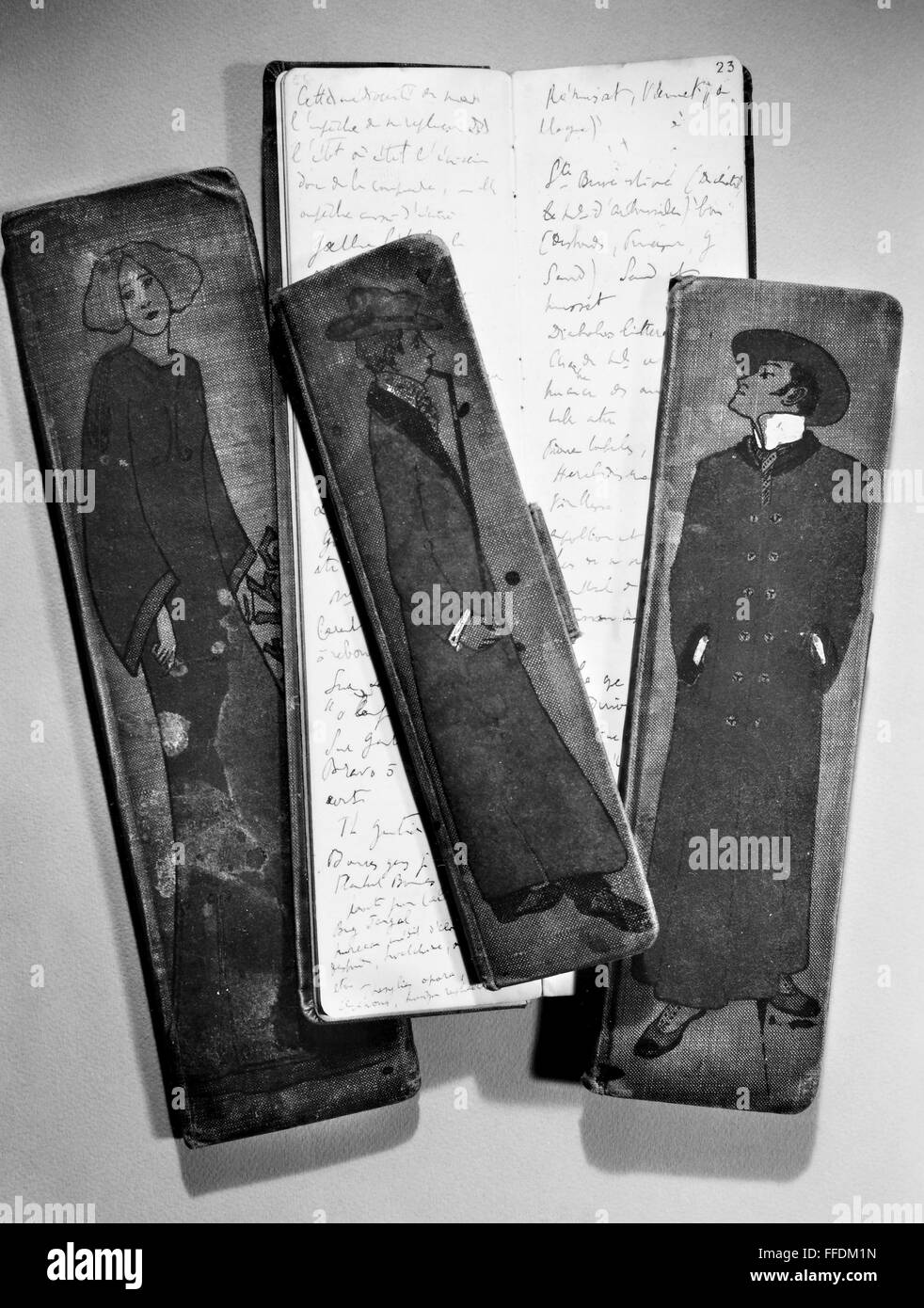 PROUST: NOTEBOOKS. /nNotebooks of the French novelist Marcel Proust ...