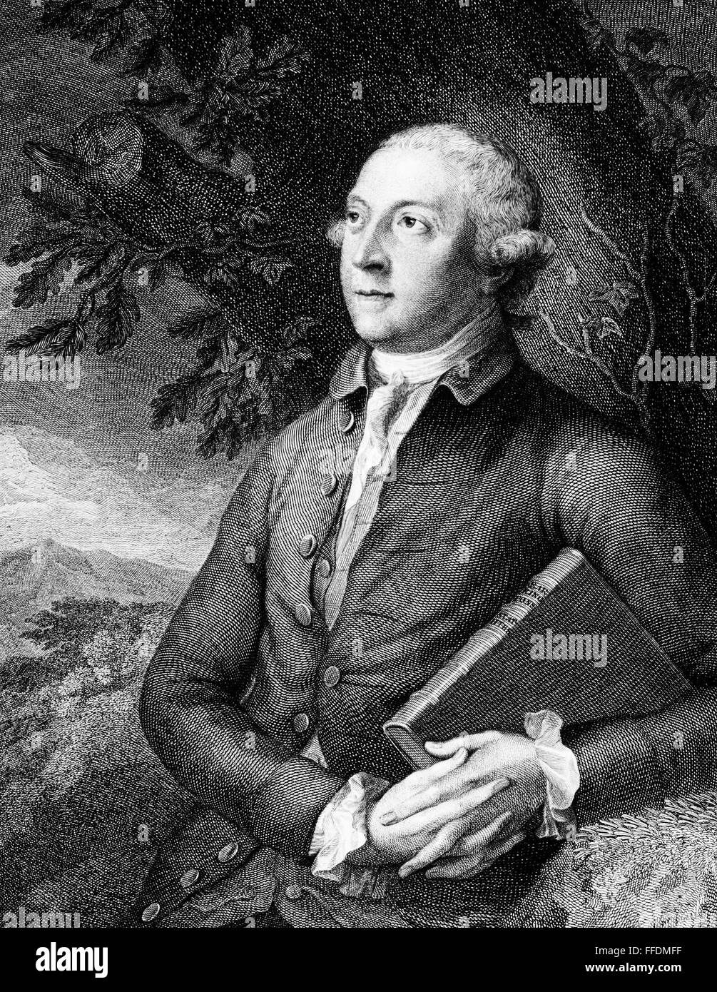 THOMAS PENNANT (1726-1798). /nWelsh naturalist. Steel engraving, 18th ...