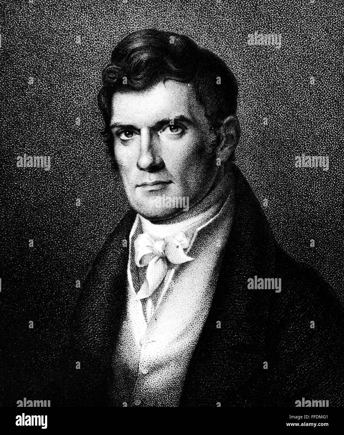 JOHN C. CALHOUN (1782-1850). /nAmerican lawyer and statesman. Stipple ...