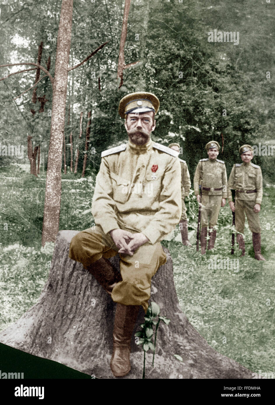NICHOLAS II (1868-1918). /nCzar of Russia, 1894-1917. The former czar ...