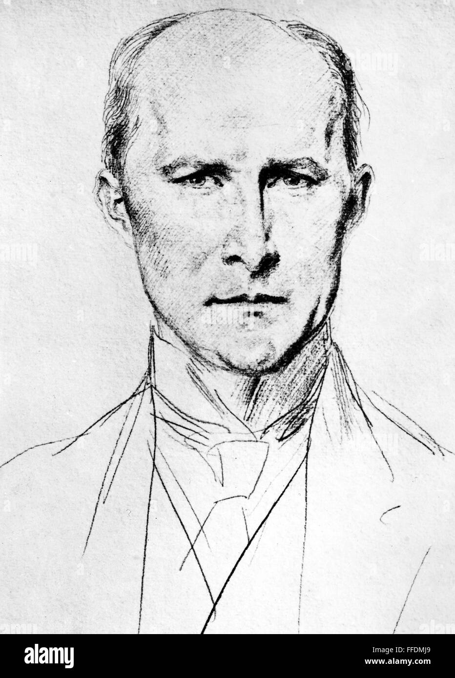 JOHN QUINN (1870-1924). /nAmerican lawyer. Drawing, 1909, by Augustus ...