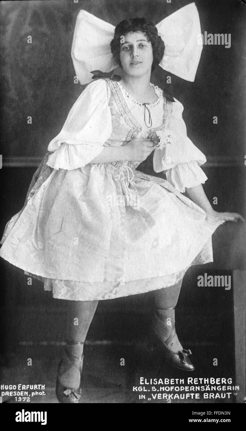 ELISABETH RETHBERG /n(1894-1976). German soprano opera singer. In the ...