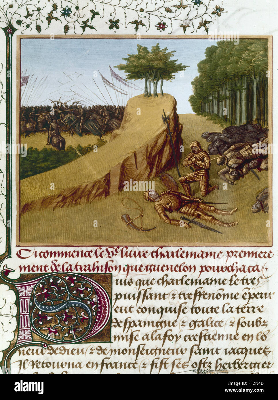 SONG OF ROLAND, 778 A.D. /nThe death of Roland, the nephew of ...