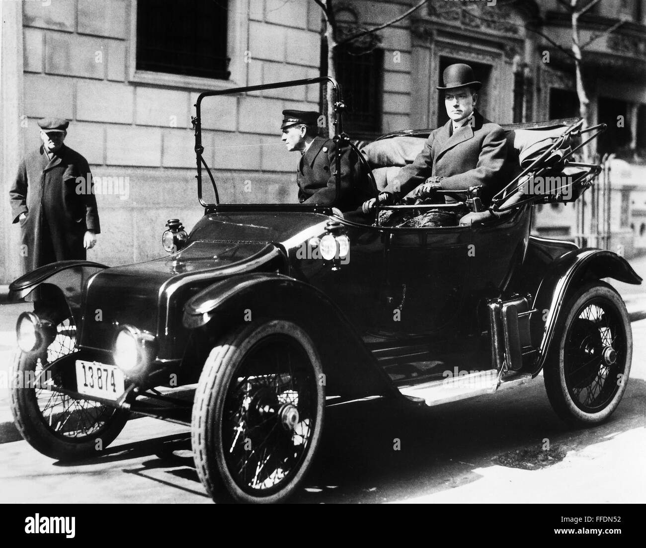 JOHN D. ROCKEFELLER/n(1839-1937). American oil magnate. Photographed in ...
