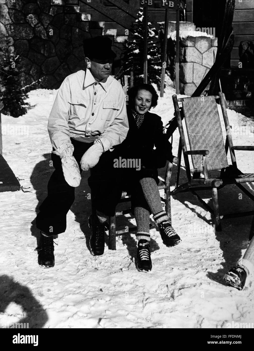 HAROLD WALLACE ROSS/n(1892-1951). American editor. Ross with his wife ...