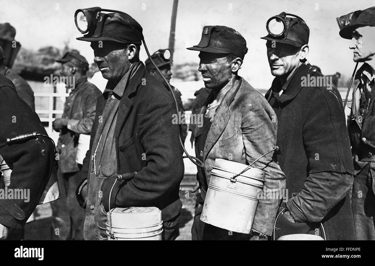 ALABAMA: COAL MINERS, 1937. /nA group of coal miners, Birmingham ...