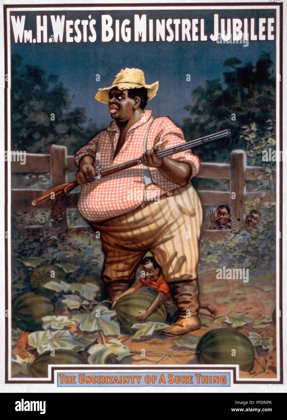 MINSTREL POSTER, c1900. /nLithograph poster, c1900, advertising William ...