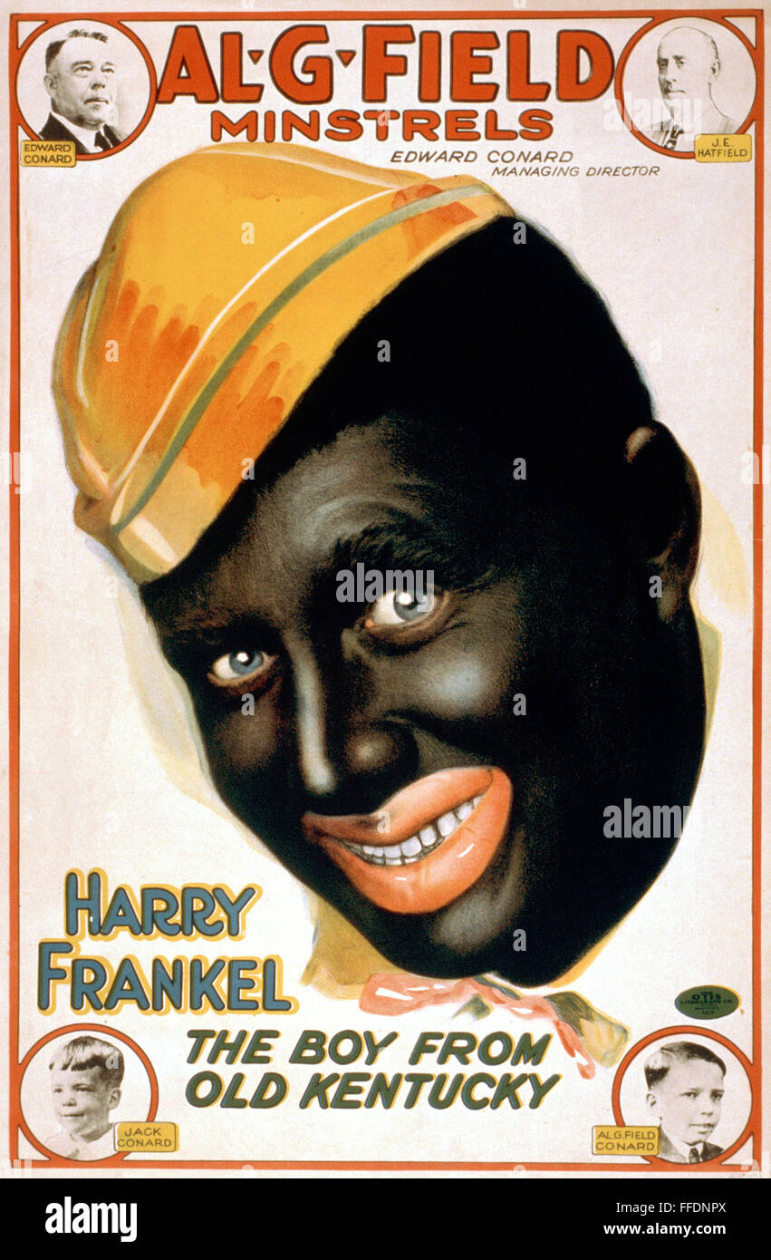 MINSTREL POSTER, c1910. /nLithograph poster, c1910, advertising Harry ...