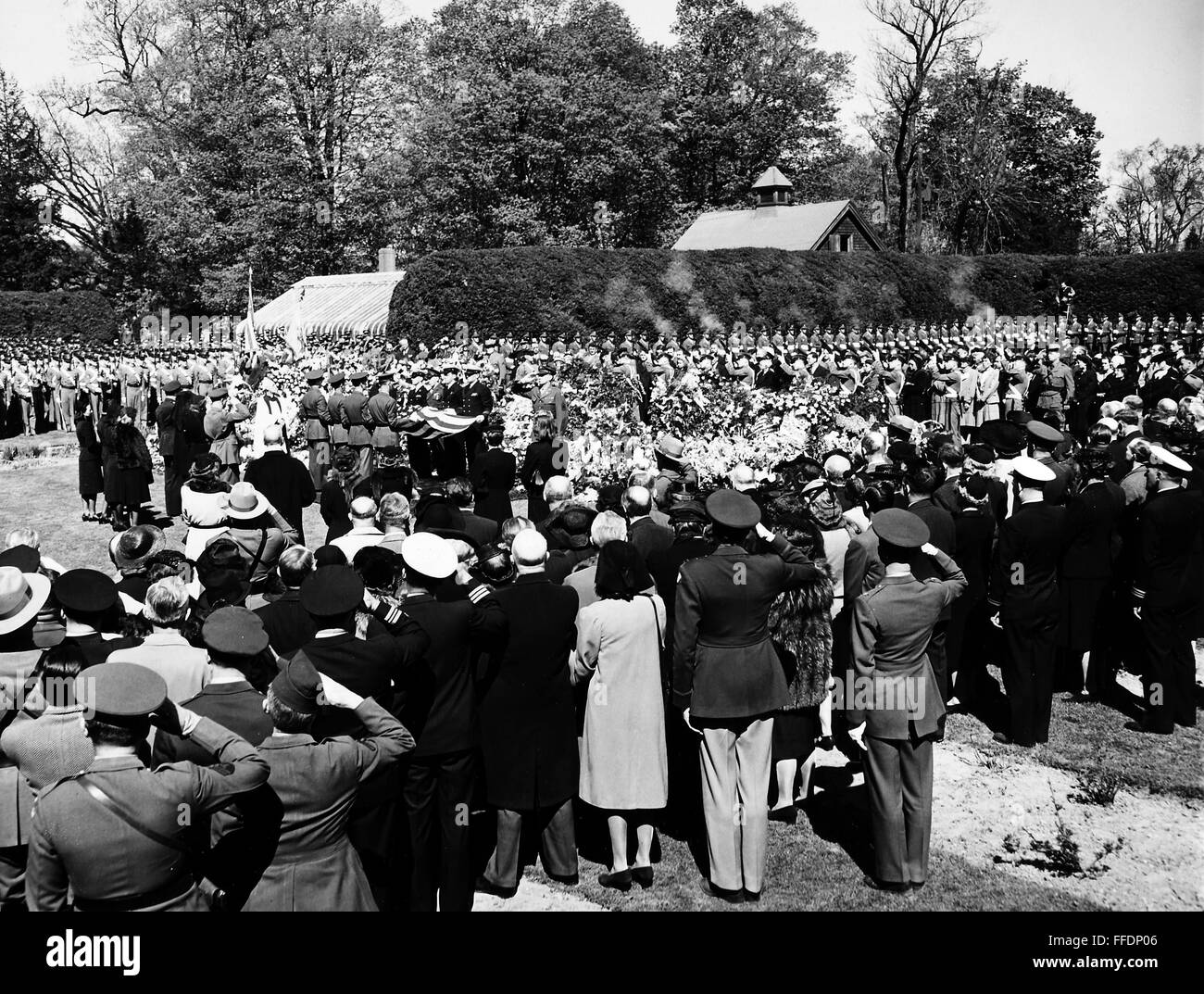 FDR: FUNERAL, 1945. /nFuneral of President Franklin Delano Roosevelt at ...