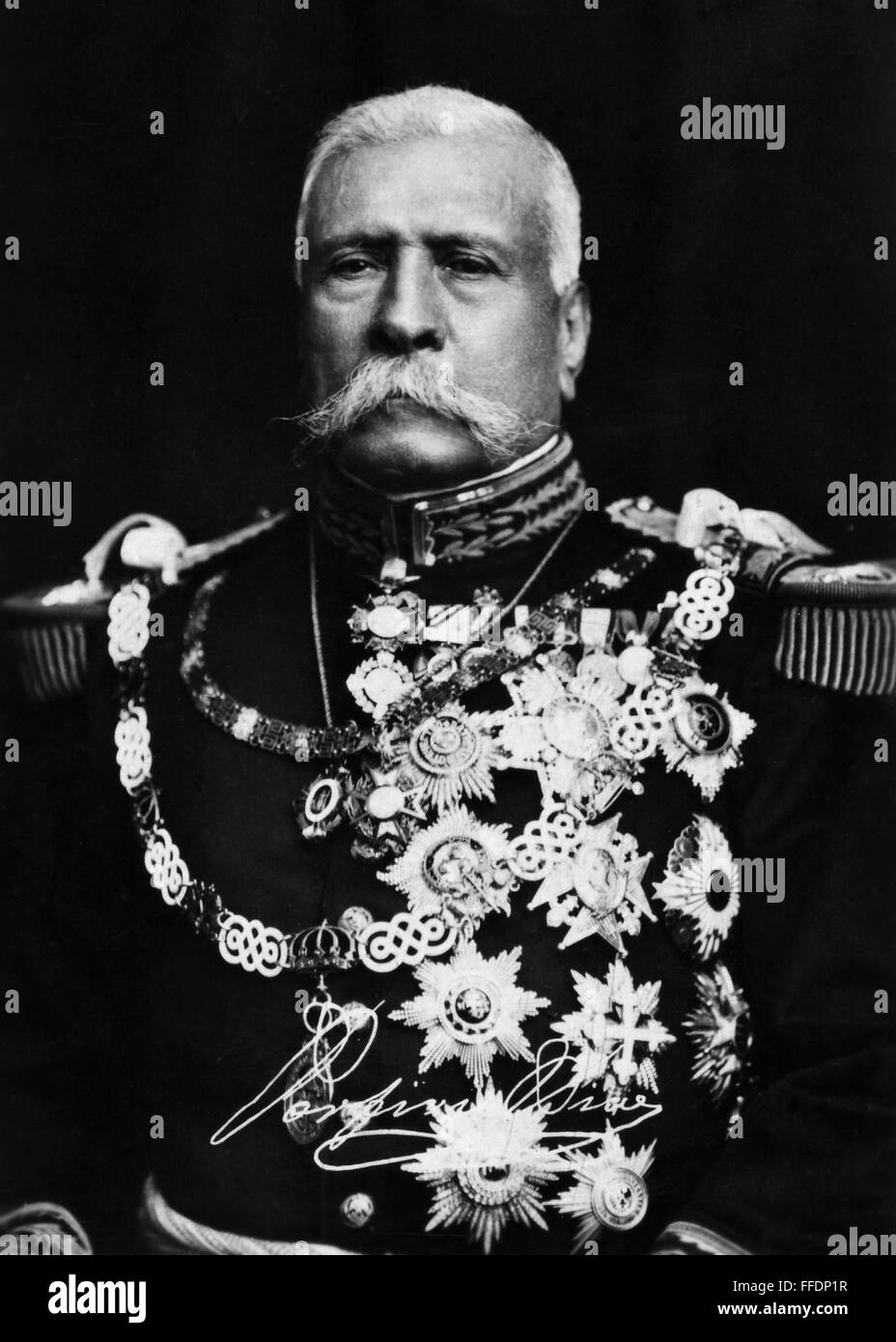 PORFIRIO DIAZ (1830-1915). /nMexican general and statesman. Photograph ...