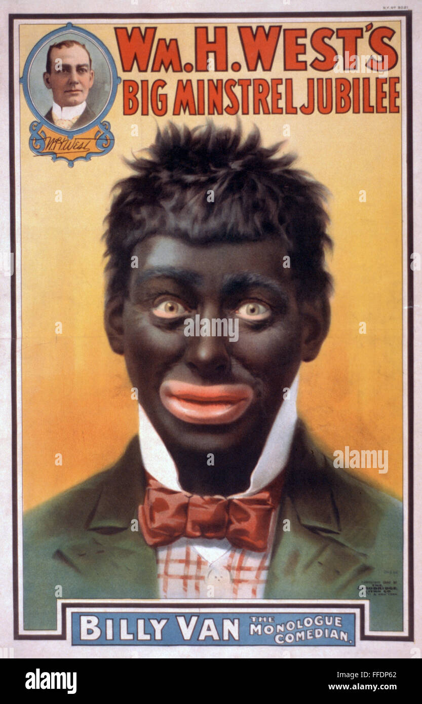 MINSTREL POSTER, c1907. /nLithograph poster, c1907, advertising William ...