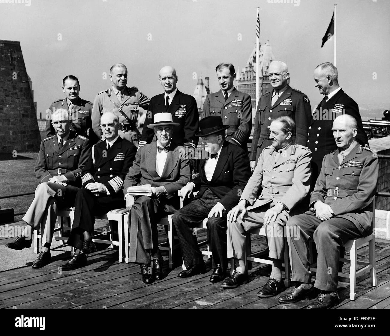 QUEBEC CONFERENCE, 1944. /nThe Second Quebec Conference, held at Quebec ...