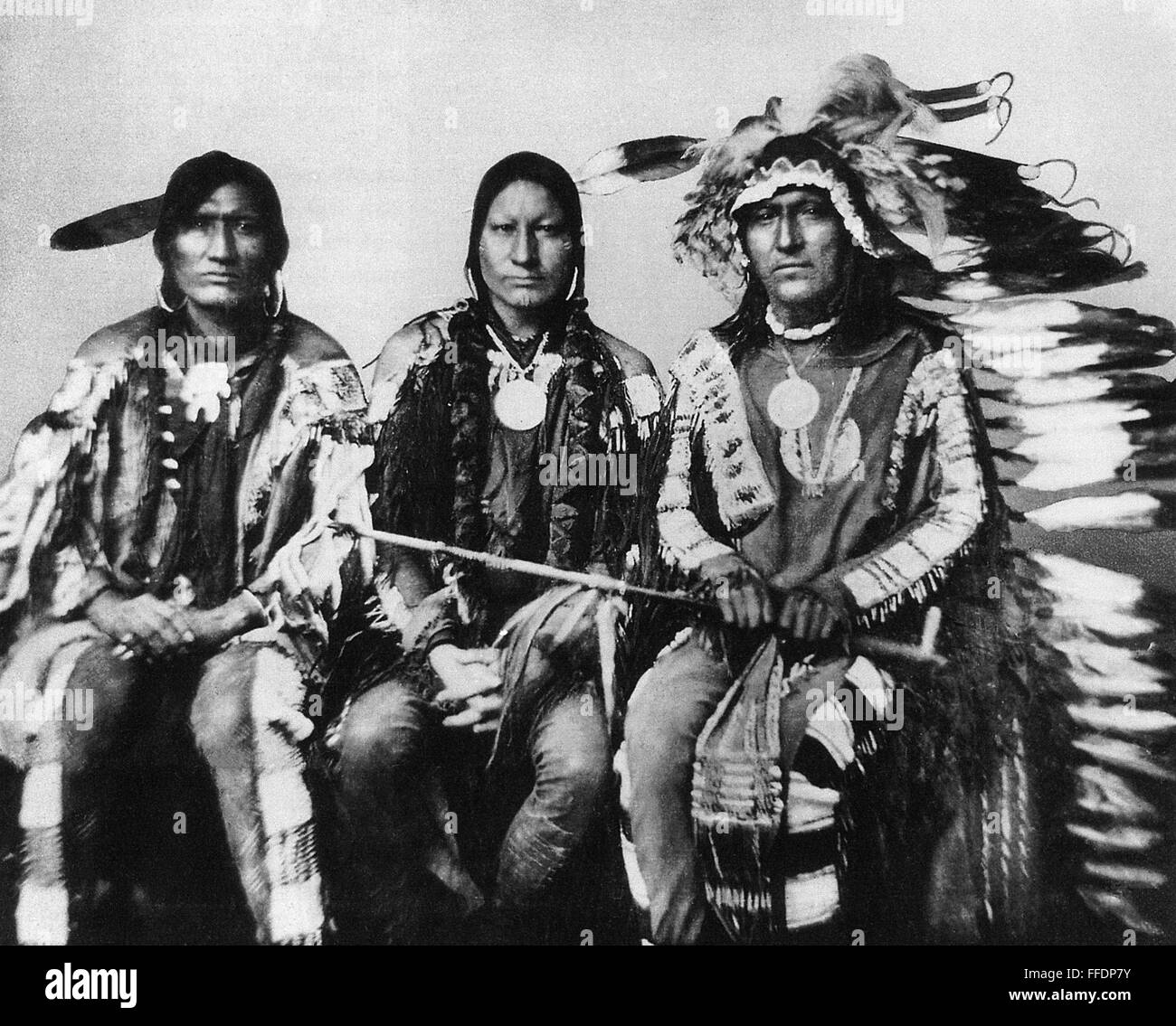 CHEYENNE CHIEFS, c1852. /nThe Cheyenne chiefs White Antelope (left ...