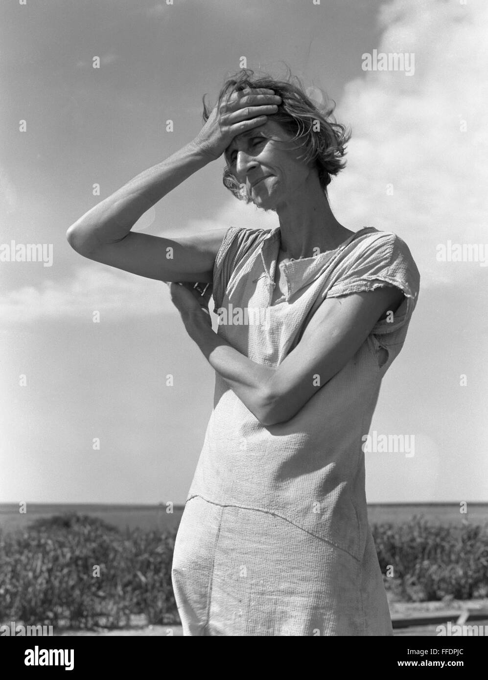 MIGRANT WOMAN, 1938. /nThe wife of a migrant worker, near Childress ...