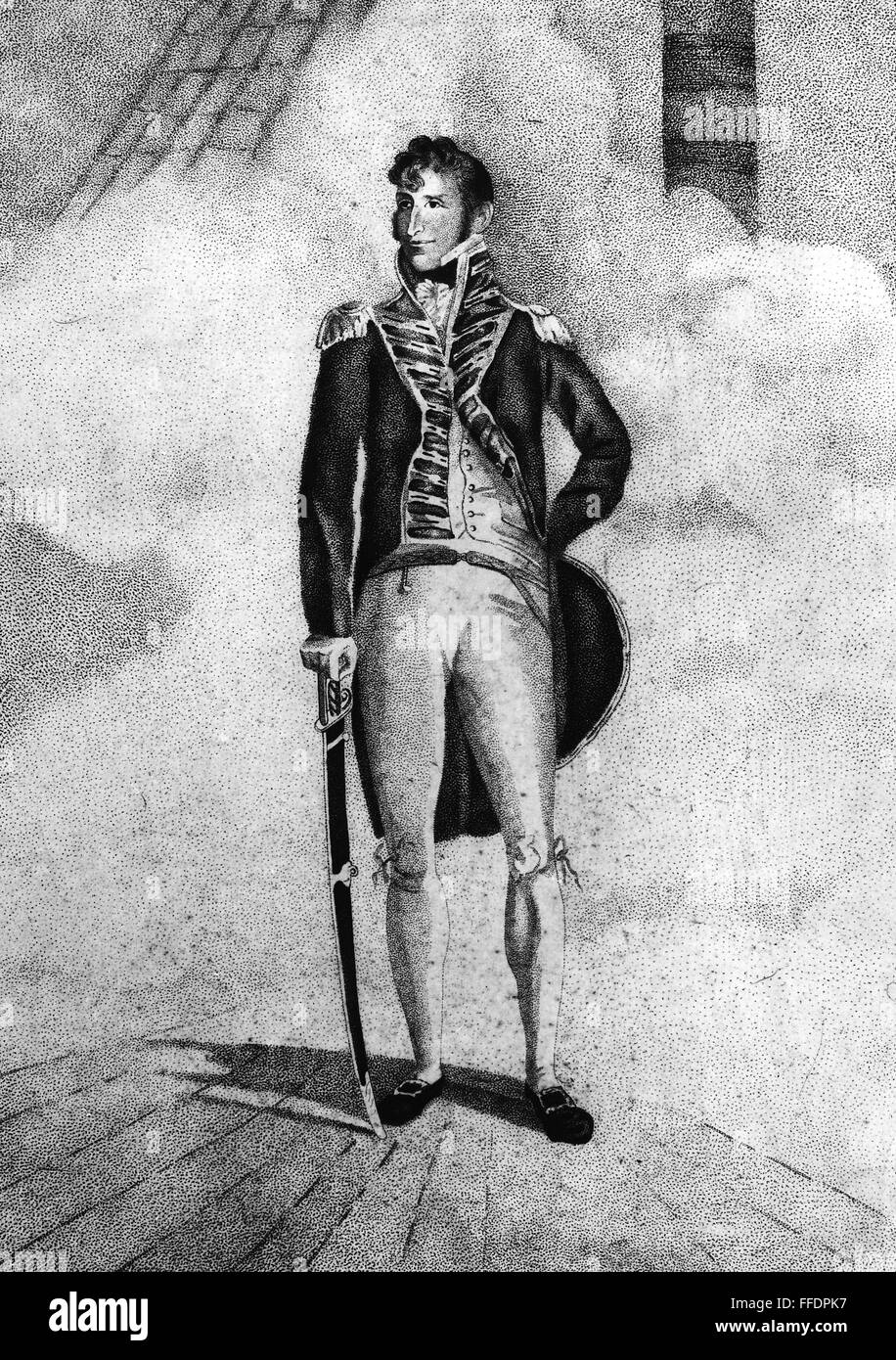 STEPHEN DECATUR /n(1779-1820). American naval officer. Lithograph, 19th ...