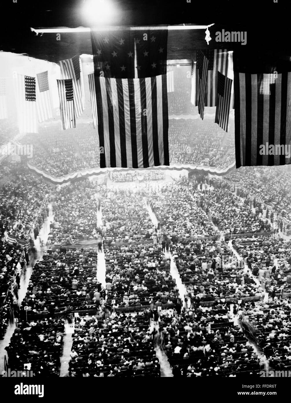 AMERICA FIRST RALLY, 1941. /nAn America First Committee rally at ...