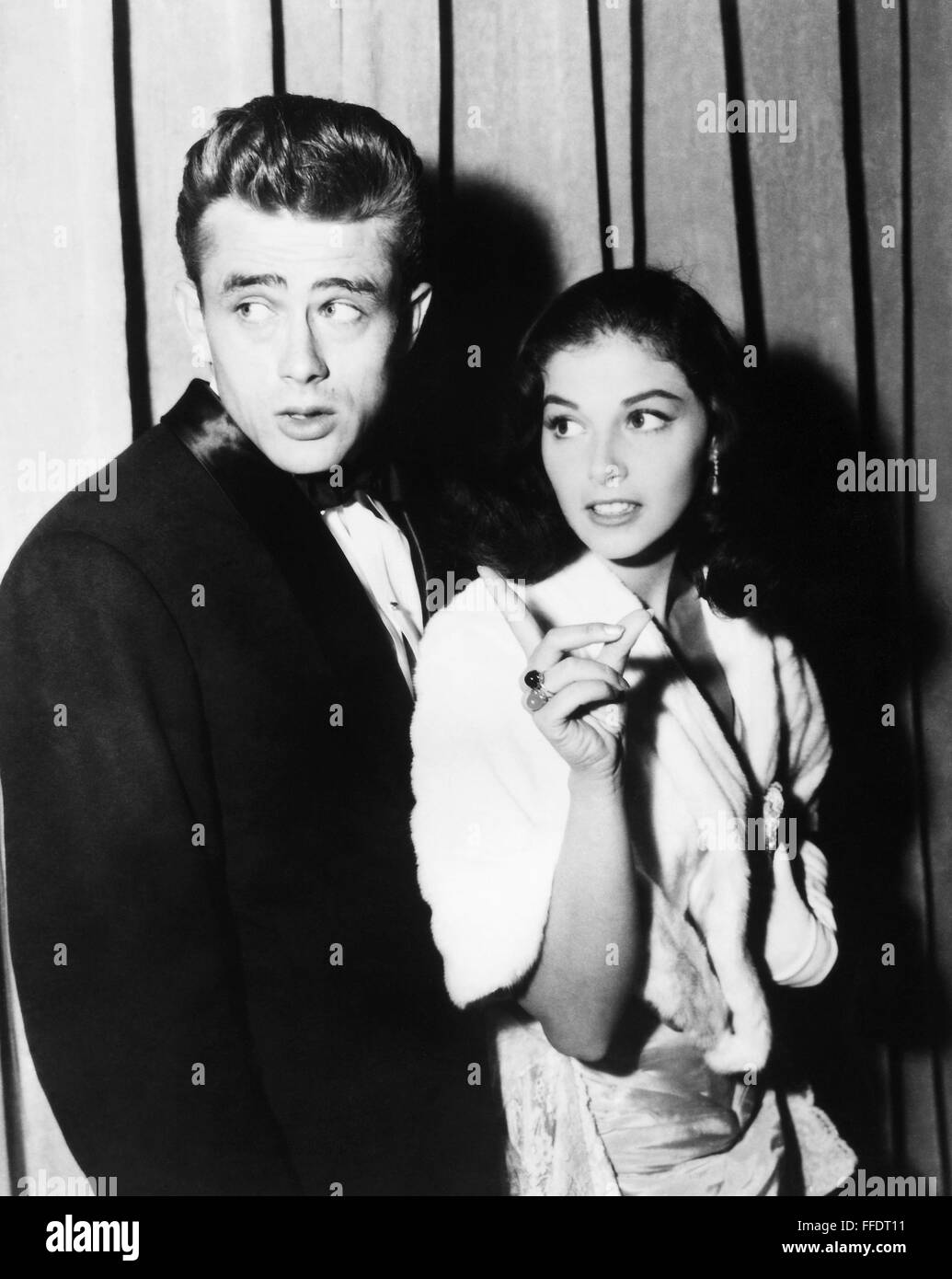 DEAN AND ANGELI, 1950s. /nAmerican actor James Dean and Italian-born ...