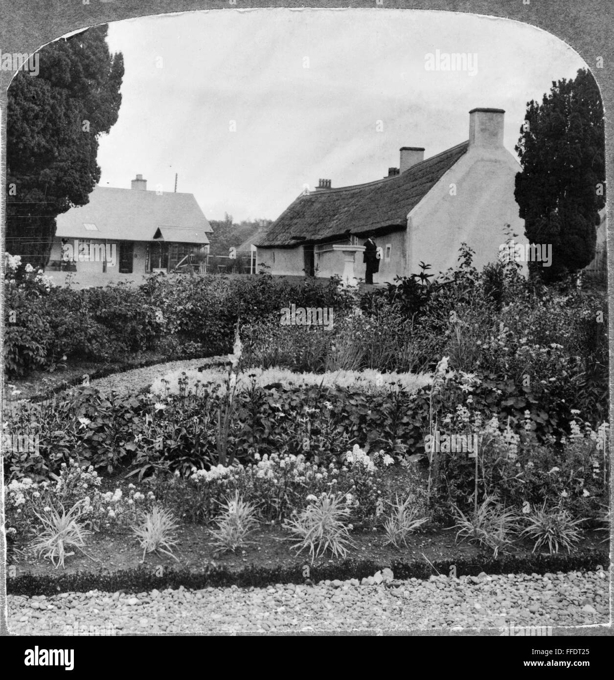 Robert burns cottage garden hi-res stock photography and images - Alamy