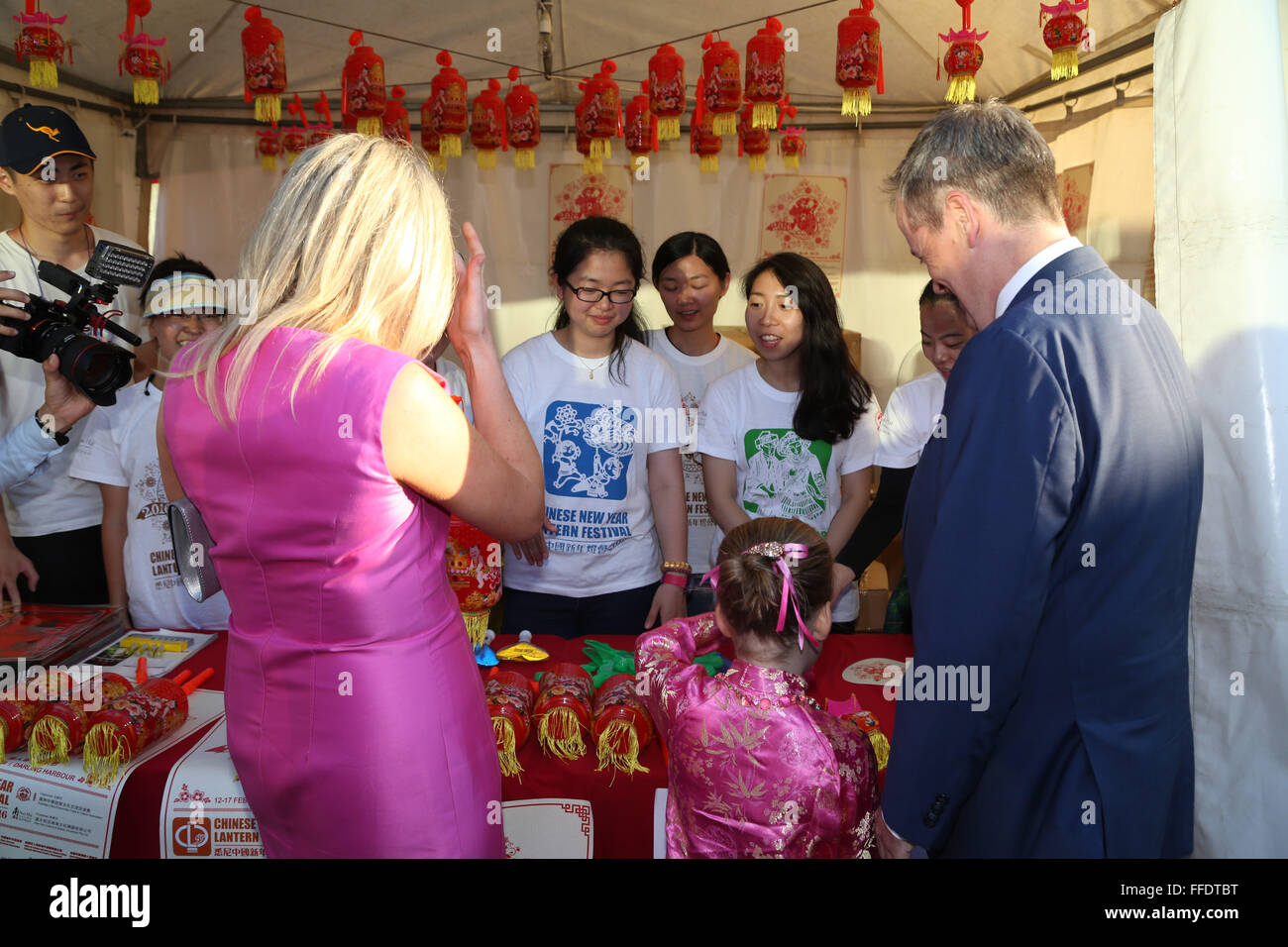Sydney, Australia. 12 February 2016. Pictured: Bill Shorten with wife ...