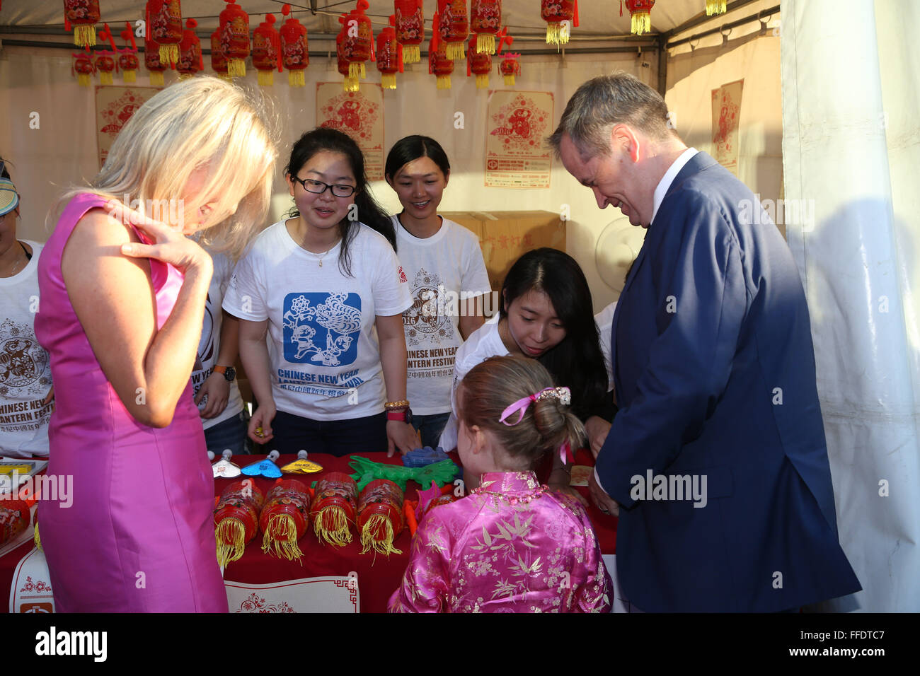 Sydney, Australia. 12 February 2016. Pictured: Bill Shorten with wife ...