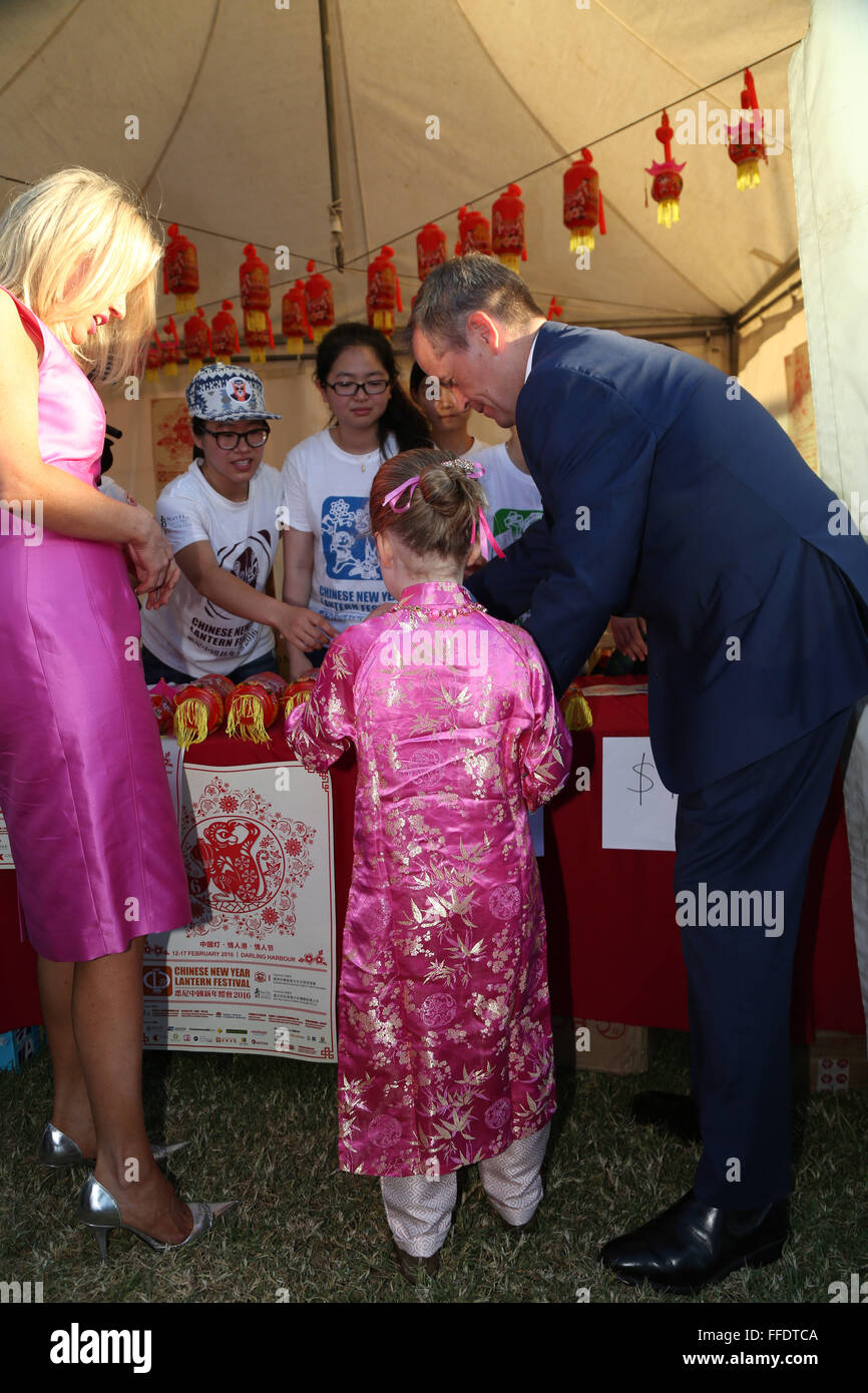 Sydney, Australia. 12 February 2016. Pictured: Bill Shorten with wife ...