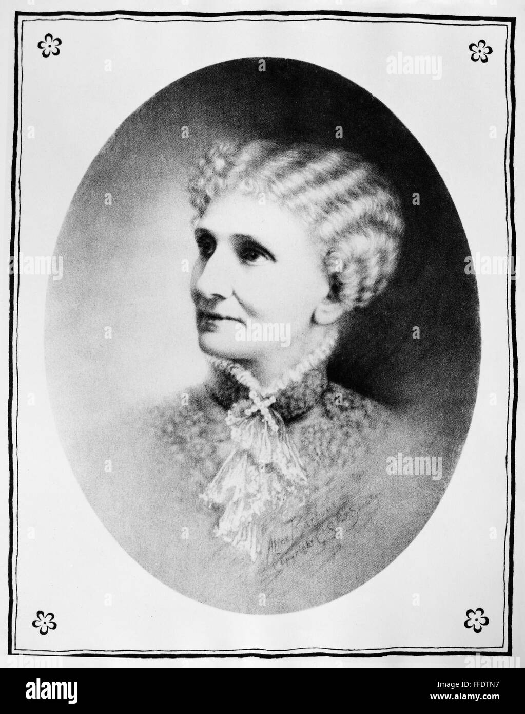 MARY BAKER EDDY (1821-1910). /nAmerican founder of the Christian Science Church Stock Photo - Alamy