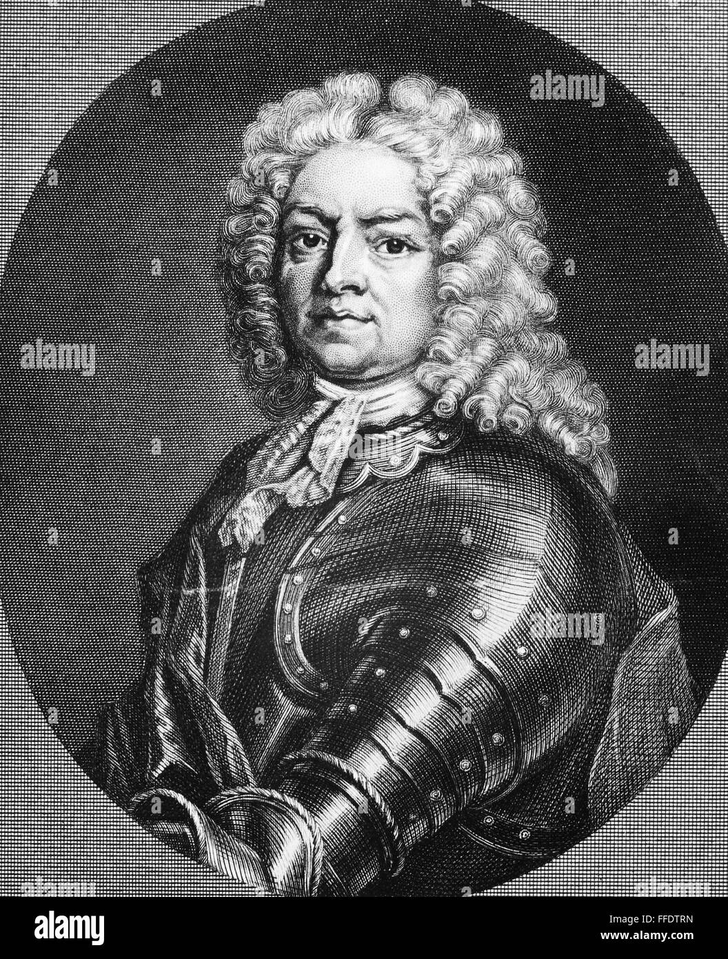 SIMON FRASER (c1667-1747). /n11th Baron Lovat. Scottish Jacobite. Line engraving, mid 19th ...