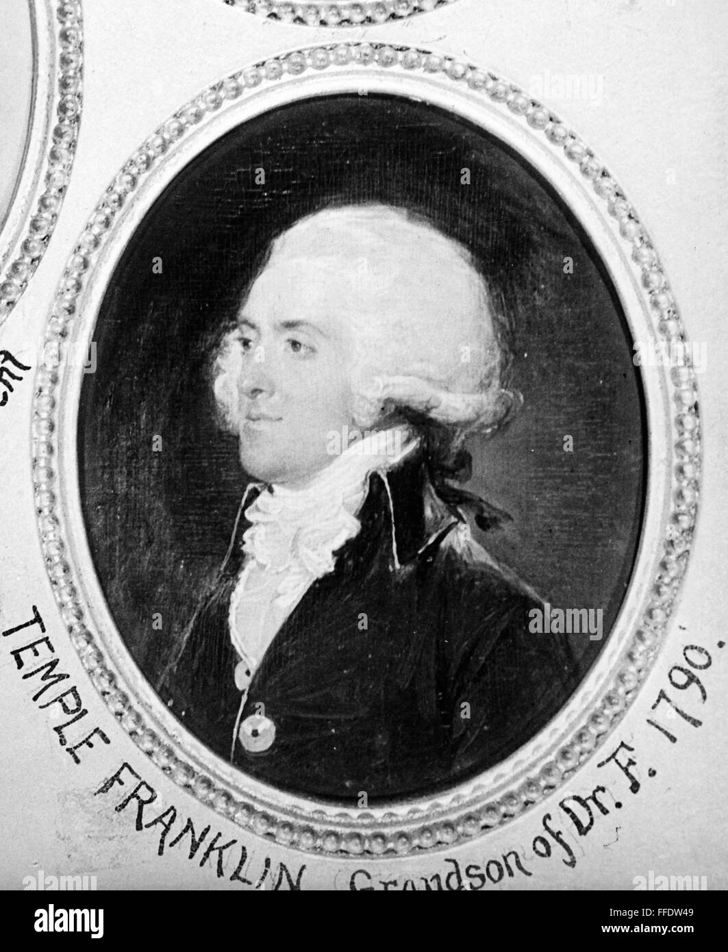 WILLIAM TEMPLE FRANKLIN /n(1760-1823). Benjamin Franklin's grandson and ...