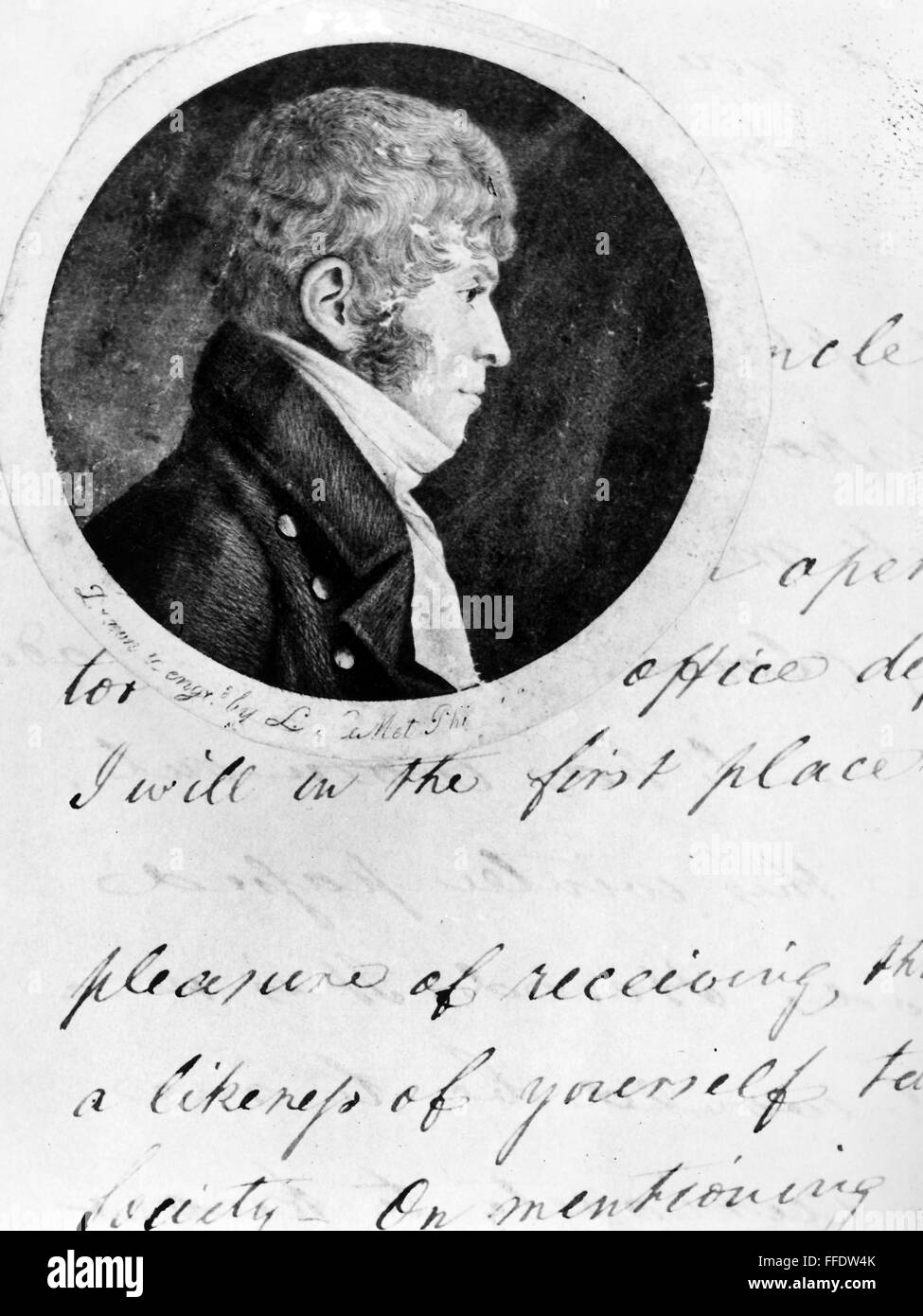 WILLIAM SHORT (1759-1849). /nAmerican private secretary of Thomas ...