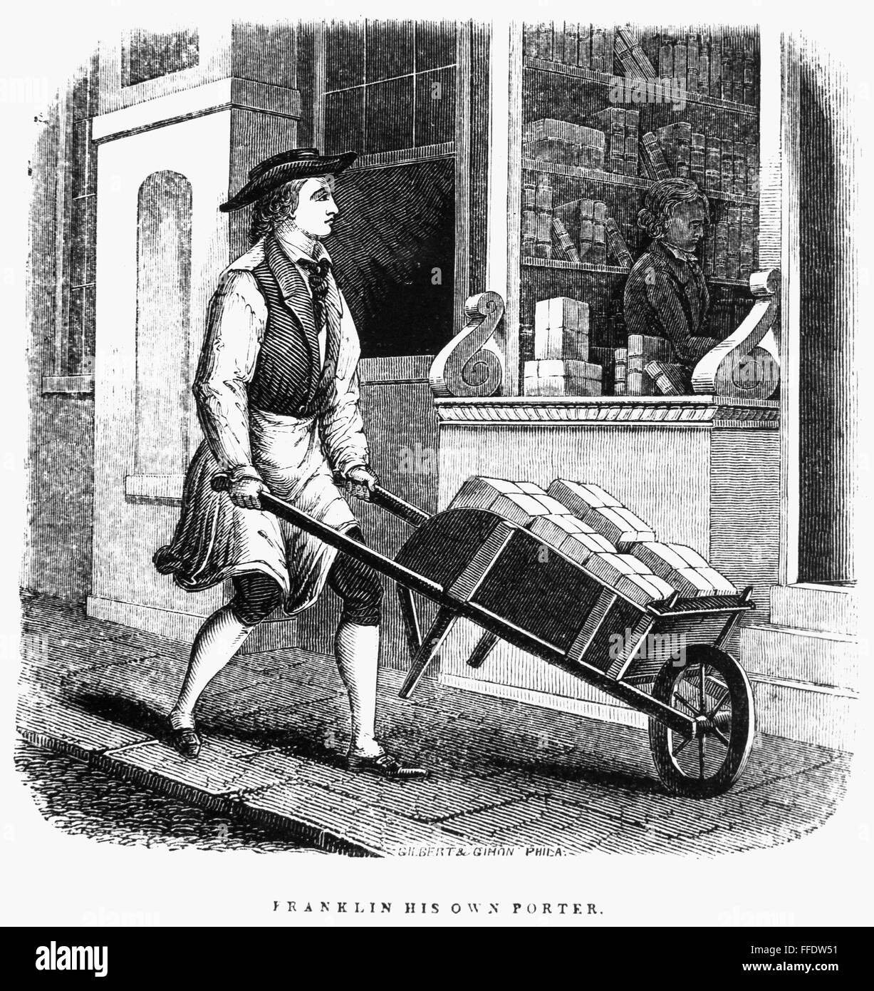 BENJAMIN FRANKLIN (1706-1790). /nAmerican printer, publisher, scientist ...