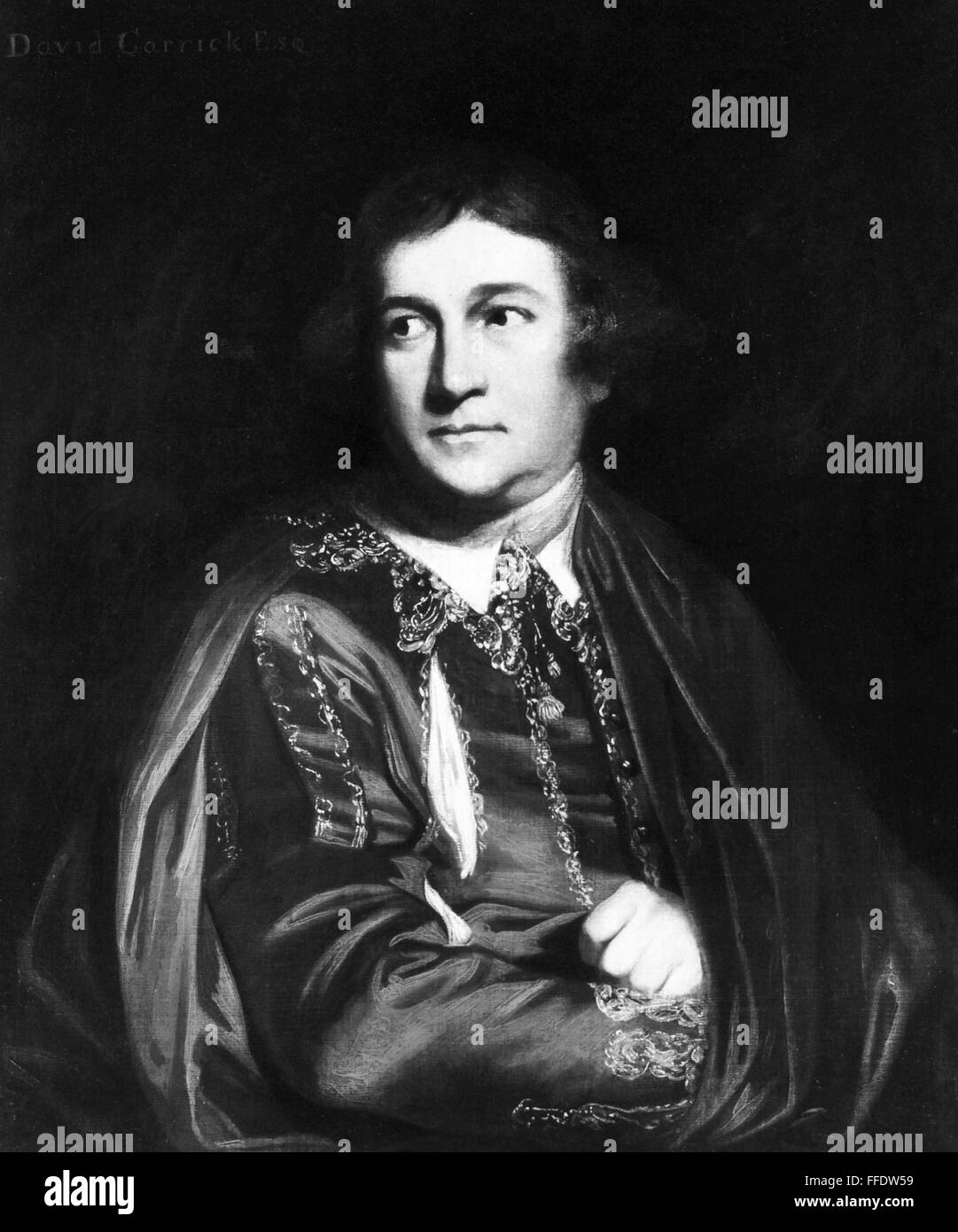 DAVID GARRICK (1717-1779). /nEnglish actor, producer, and dramatist. As ...