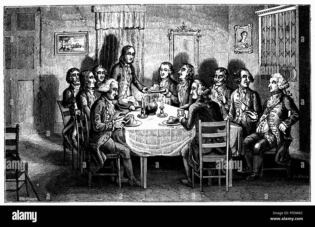 BENJAMIN FRANKLIN (1706-1790). /nAmerican printer, publisher, scientist ...