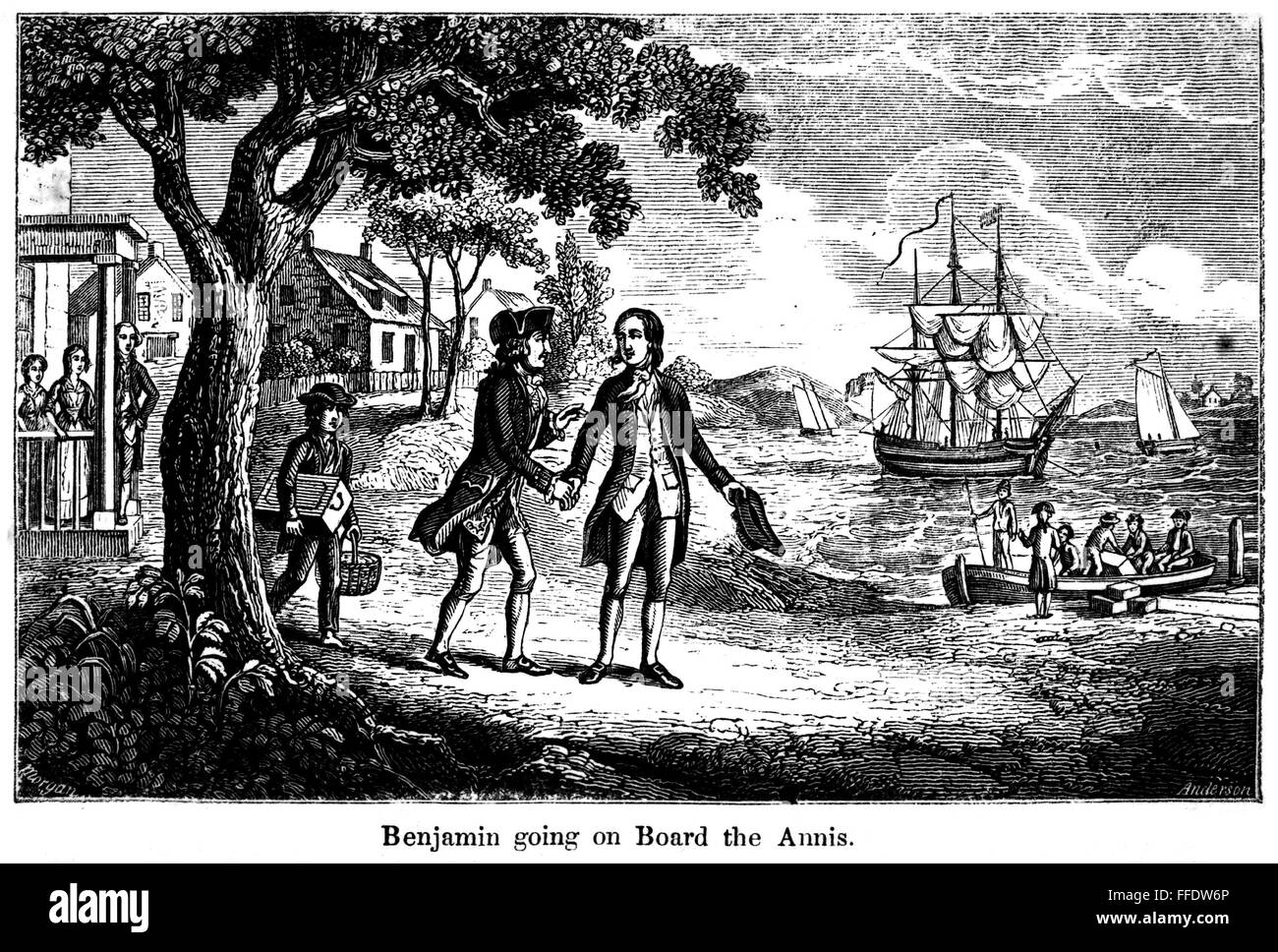 BENJAMIN FRANKLIN /n(1706-1790). American printer, publisher, scientist ...