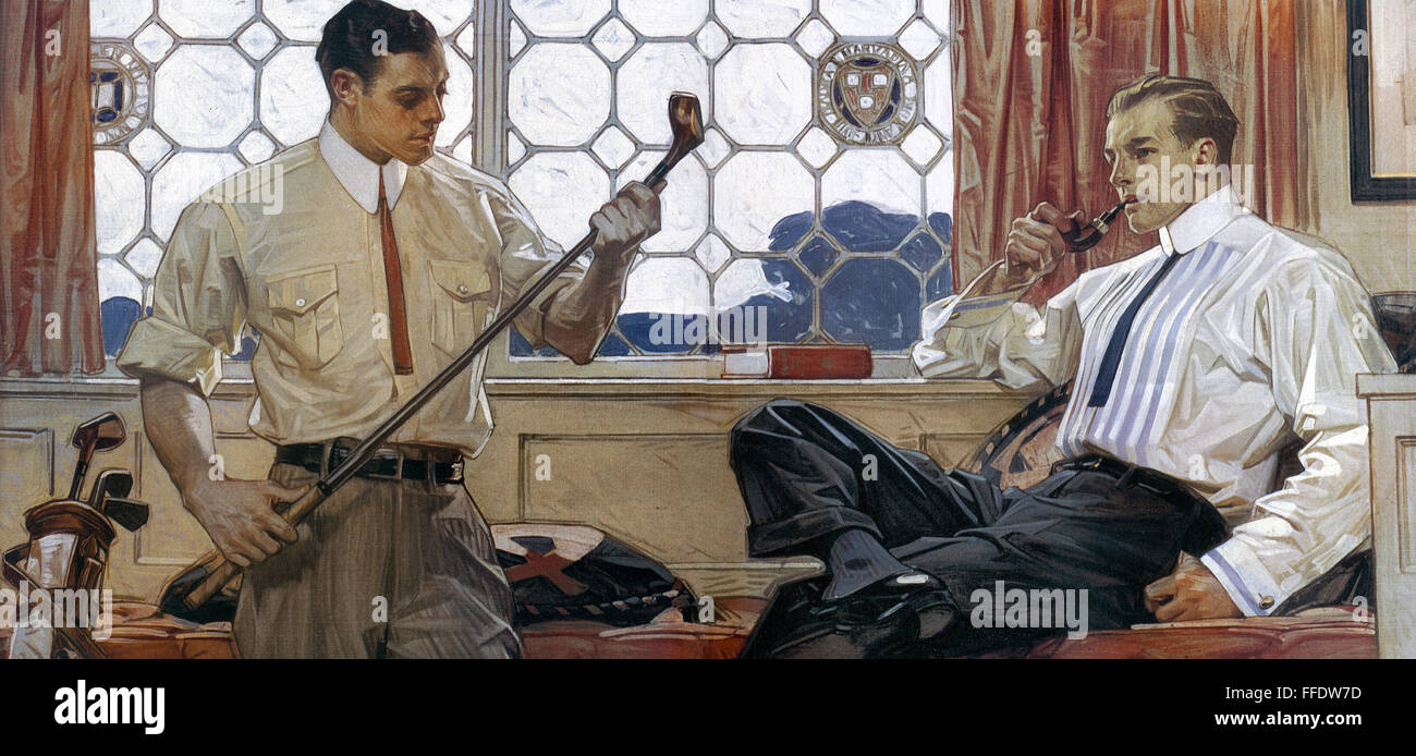 ARROW SHIRT COLLAR AD, 1914. /nAmerican advertisement by J.C ...