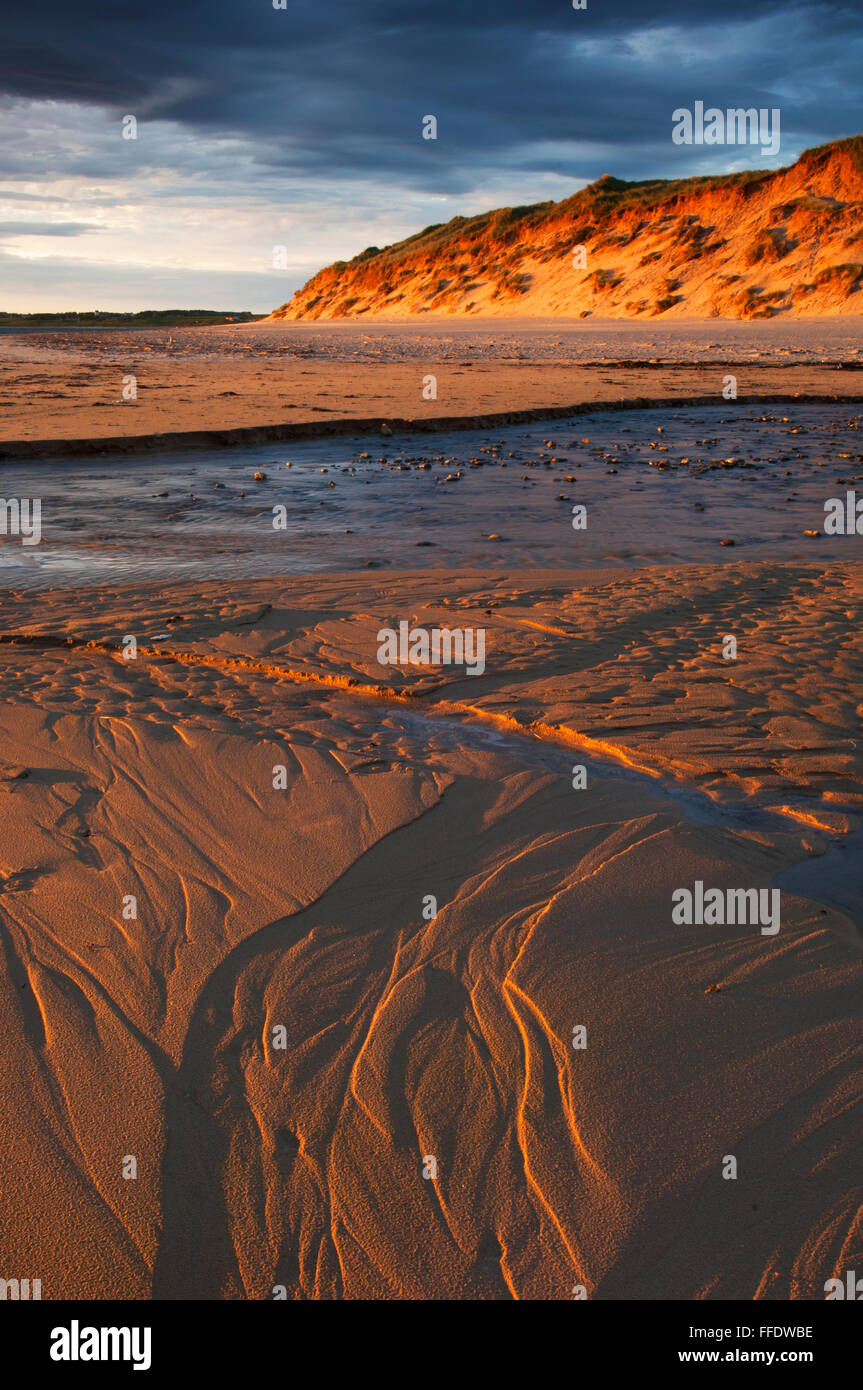 Dunnet Bay at sunset - Caithness, Scotland Stock Photo - Alamy