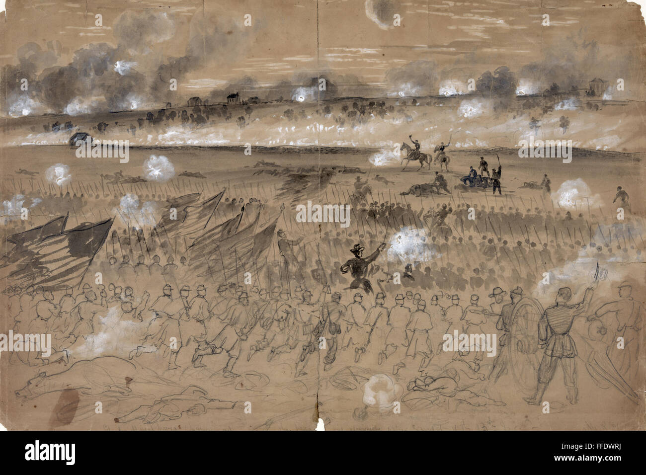 Battle fredericksburg 1862 confederate hi-res stock photography and ...