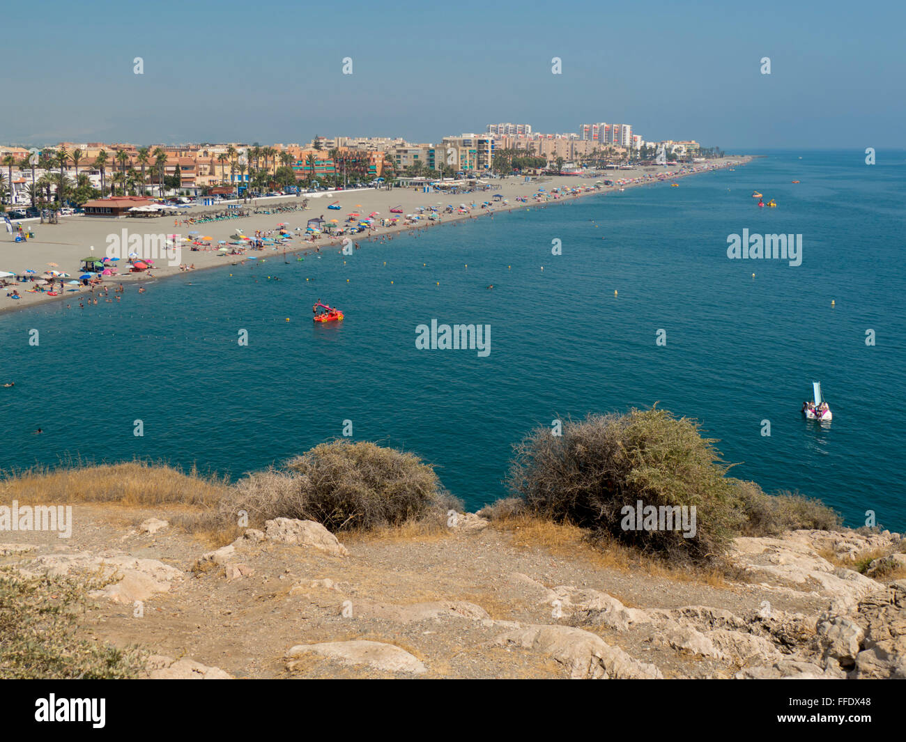 Spain, Andalucia, Almunecar beach Stock Photo - Alamy