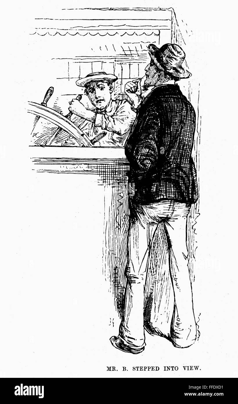 TWAIN: MISSISSIPPI, 1883. /nIllustration from the first edition of Mark Twain's 'Life on the ...