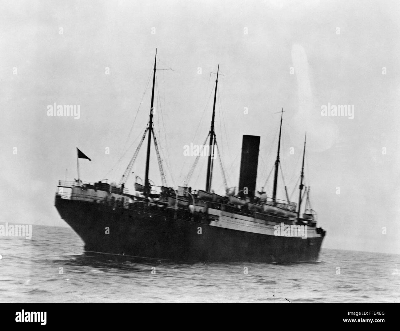 TITANIC: THE CARPATHIA, c1912. /nThe rescuing liner 'Carpathia,' which ...