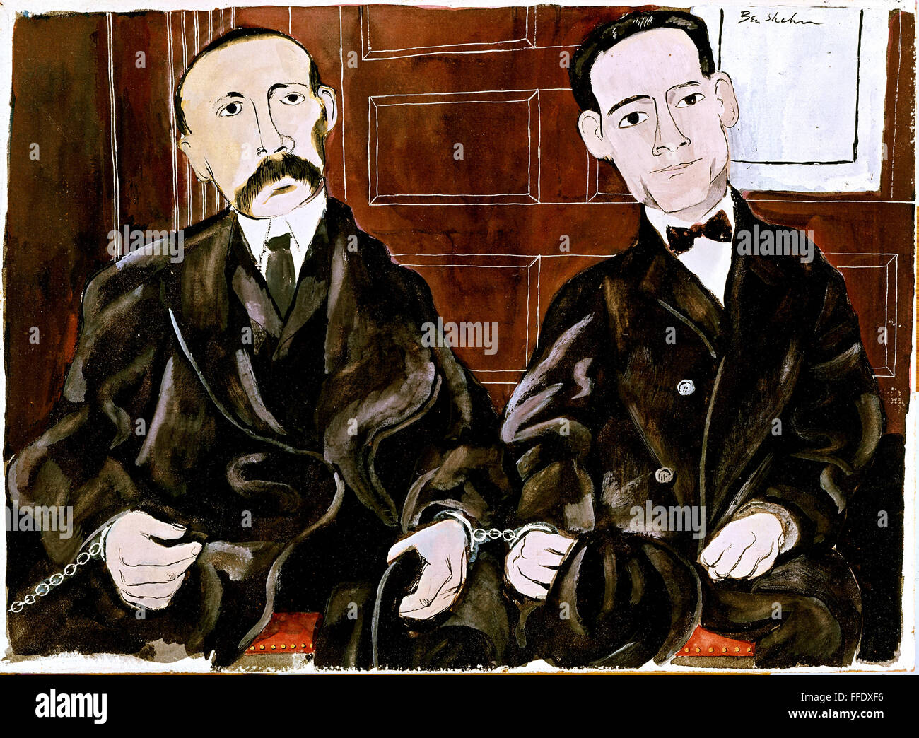 Sacco And Vanzetti Painting
