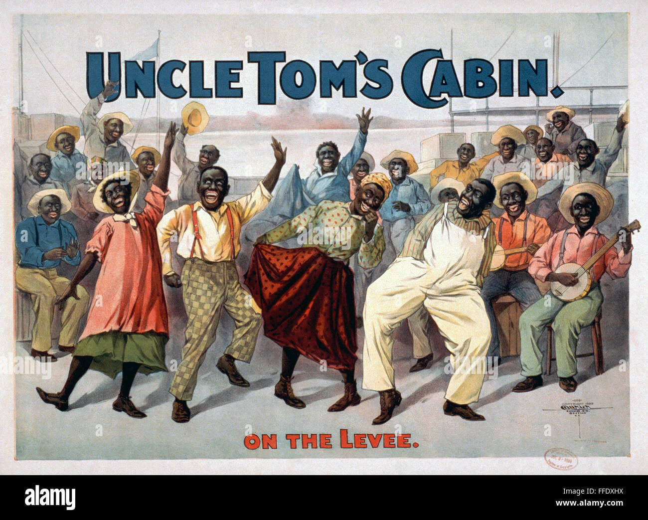 UNCLE TOM'S CABIN, c1899. /nLithograph poster for a theatrical ...