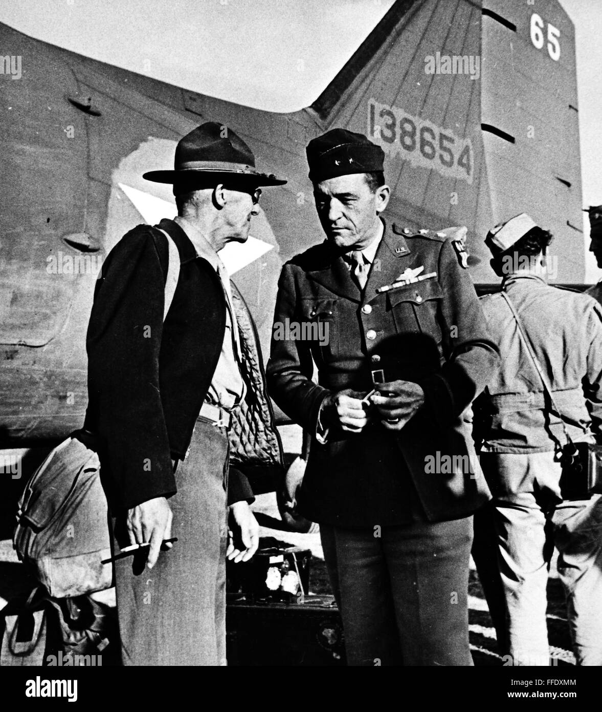 STILWELL & CHENNAULT. /nU.S. Army General Joseph Stilwell speaks with ...