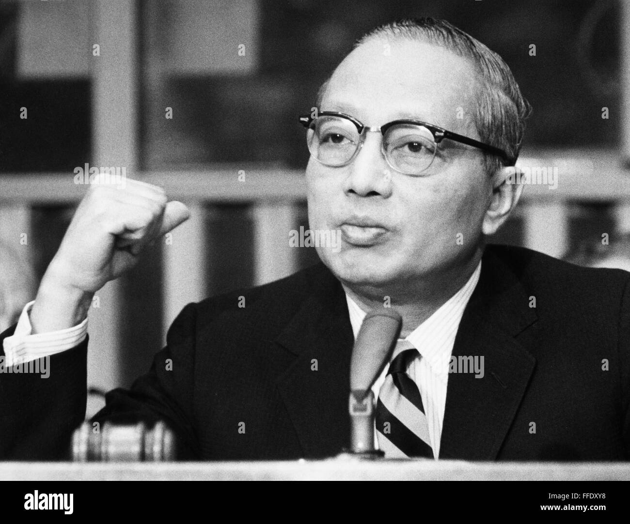 U THANT (1909-1974). /nBurmese diplomat and Secretary-General of the ...