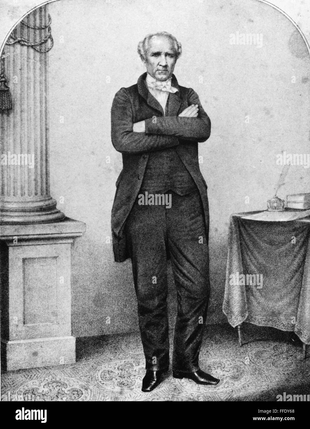 SAMUEL HOUSTON (1793-1863). /nAmerican soldier and political leader ...