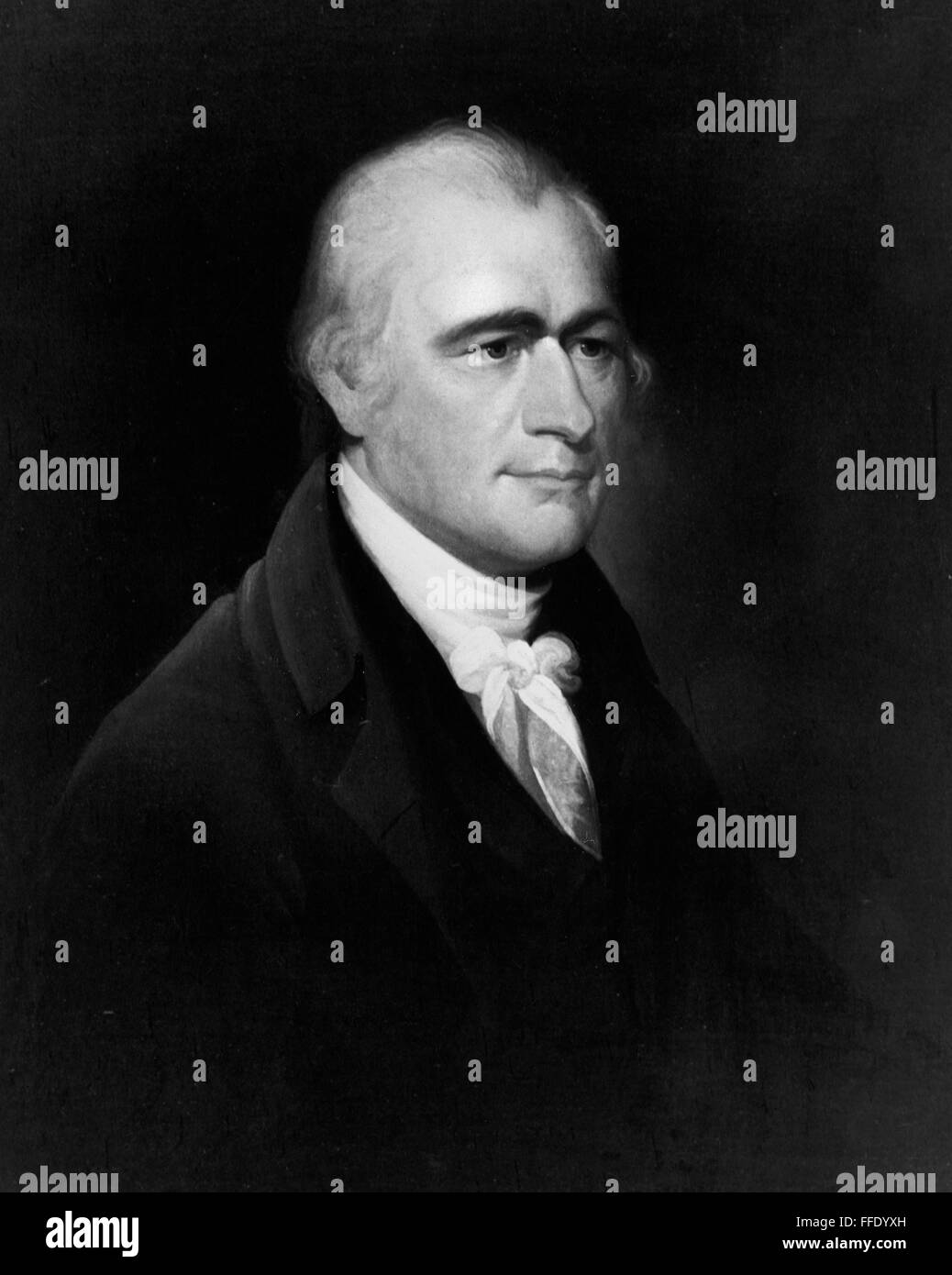 ALEXANDER HAMILTON /n(1755-1804). American politician. Oil painting by ...